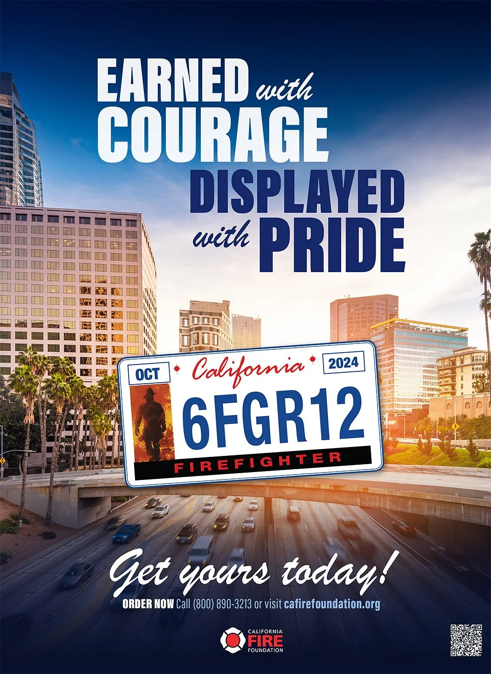 License Plate Ad 2023 — The California Professional Firefighter