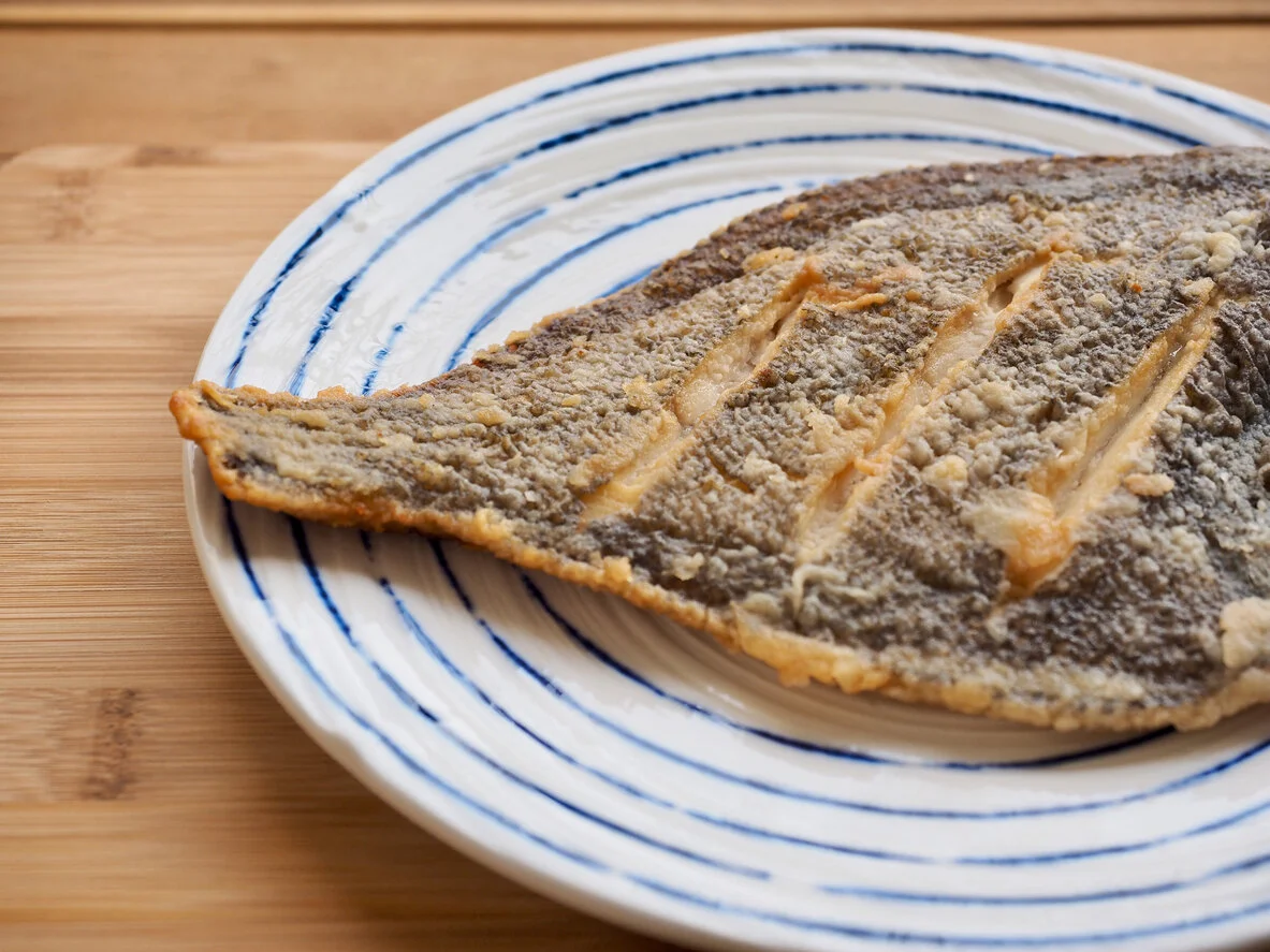 Herb-Seared Sand Dabs with Warmed Arugula and Fire-Roasted Tomato Salad ...