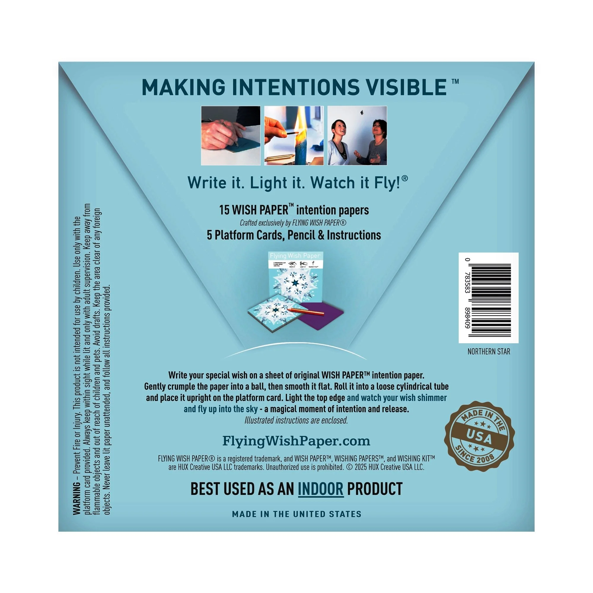 Flying Wish Paper® NORTHERN STAR | Guiding Light Wishes That Navigate ...