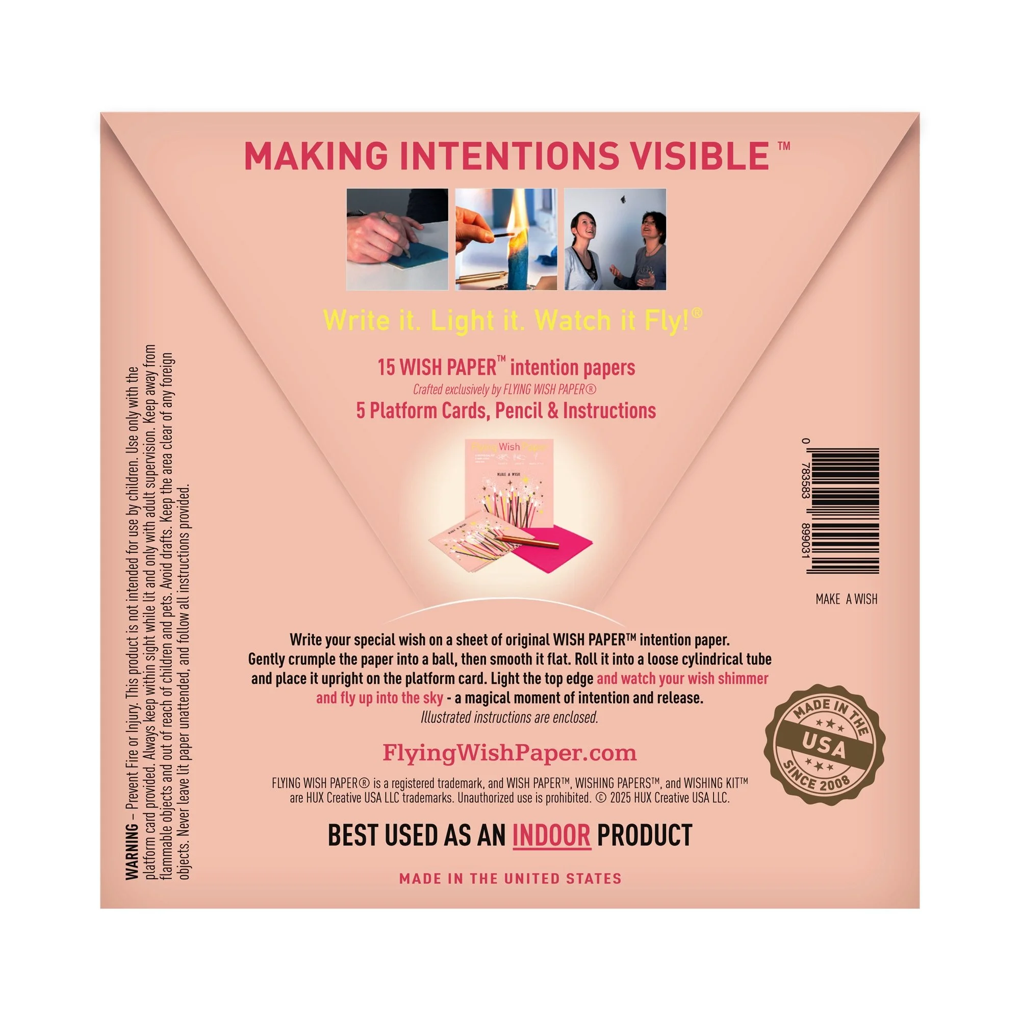 MAKE A WISH Flying Wish Paper® | Classic Wishes That Simply Soar ...