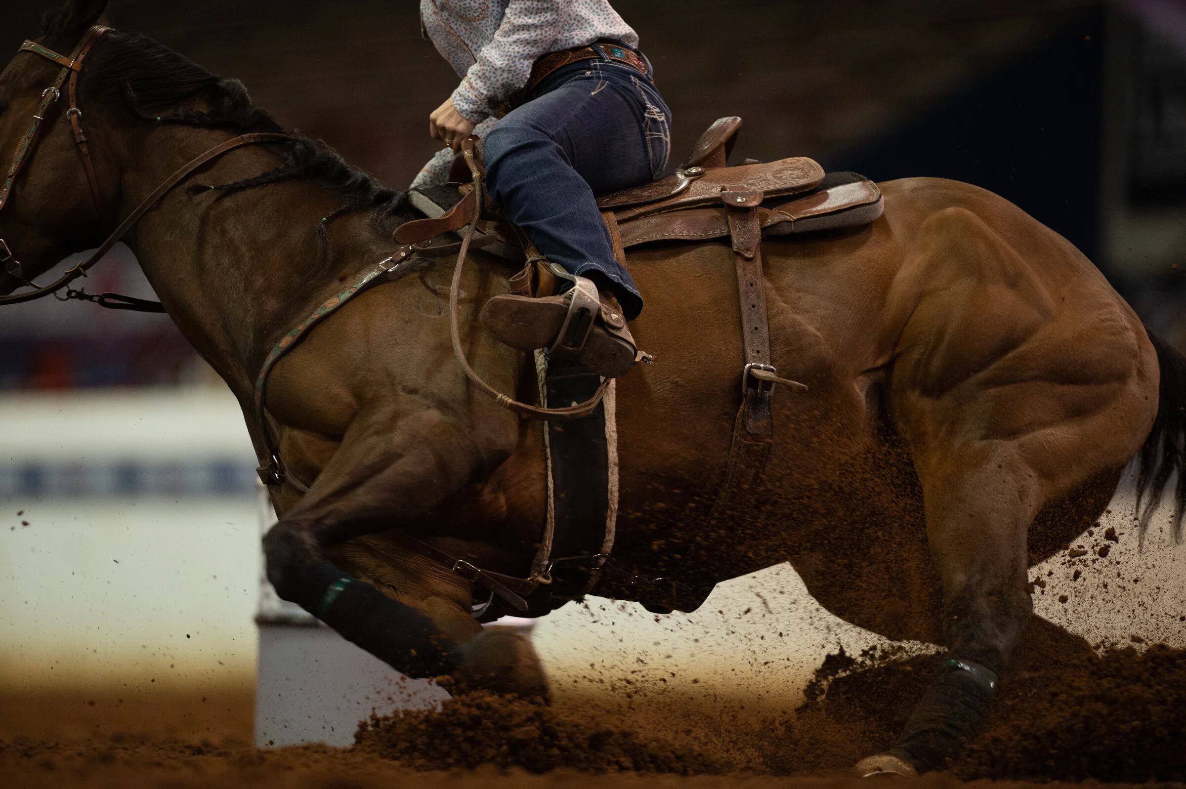 Pro Barrel Racing Action