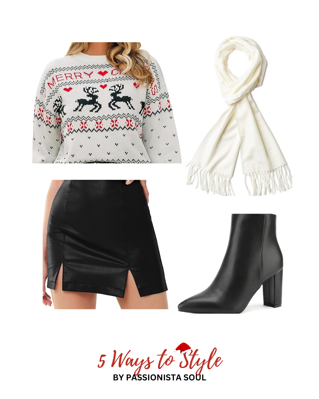 5 Ways to Style: A Christmas Sweater for the Holidays — Passionista Soul