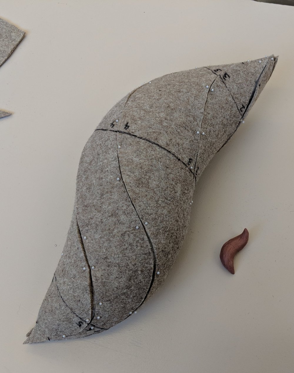 Explaining Myself... how I create patterns for 3D shapes using felt and ...