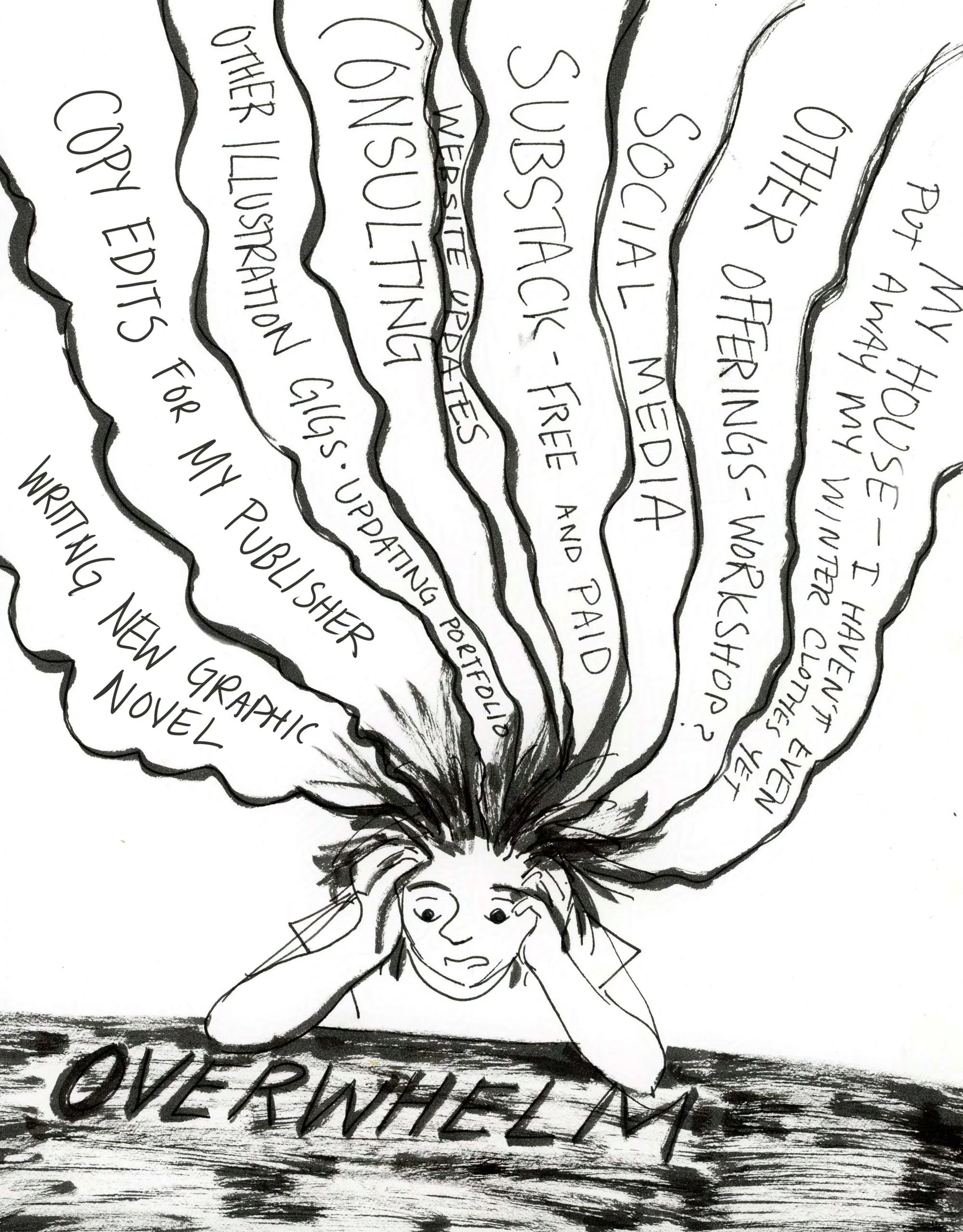 How to deal with overwhelm — K. Woodman-Maynard