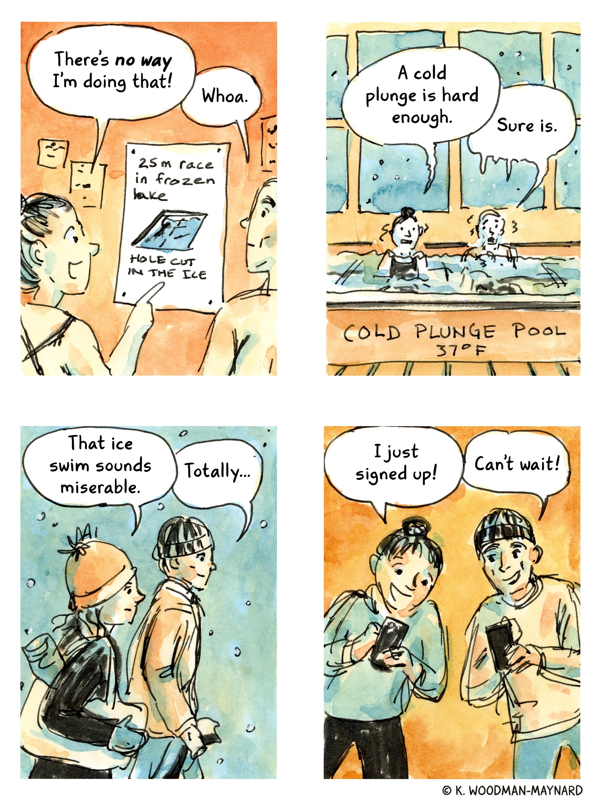 Ice Swimming: A Terrible or Wonderful Idea — K. Woodman-Maynard