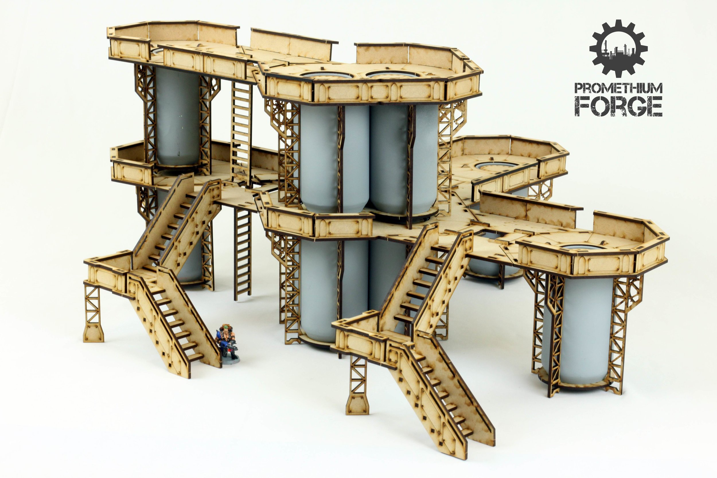 Laser cut Wargaming Terrain — Promethium Forge