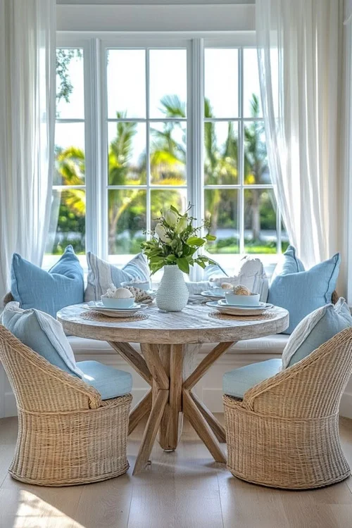 Modern Coastal Breakfast Nooks: Beautiful Ideas for Relaxed Seaside Living