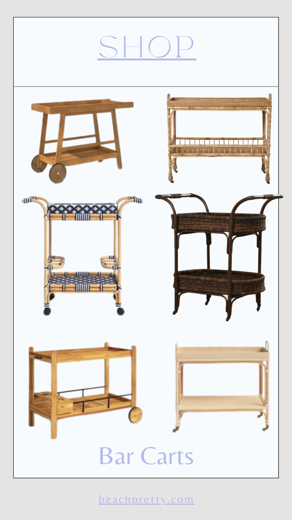 How to Design a Beautiful Summer Bar Cart