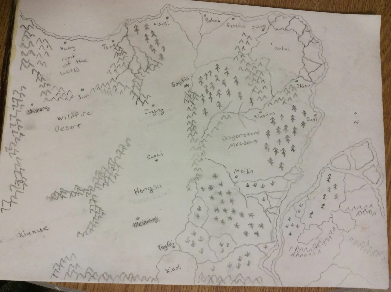 How I create a fantasy map by hand — Sarah Price