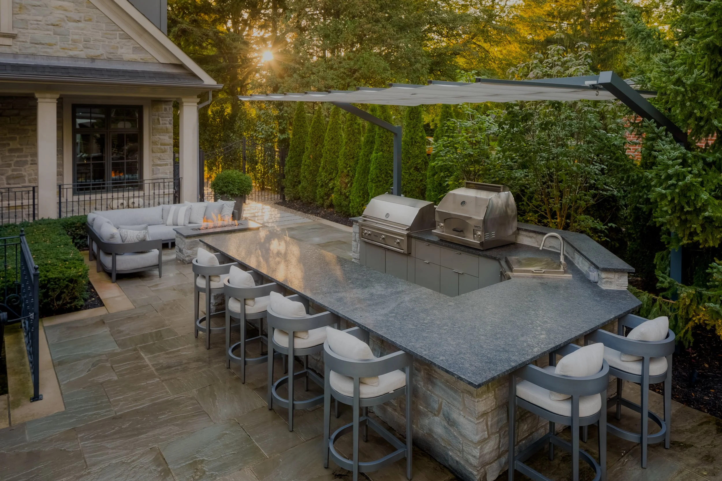 Garden Living — Contemporary Outdoor Kitchens