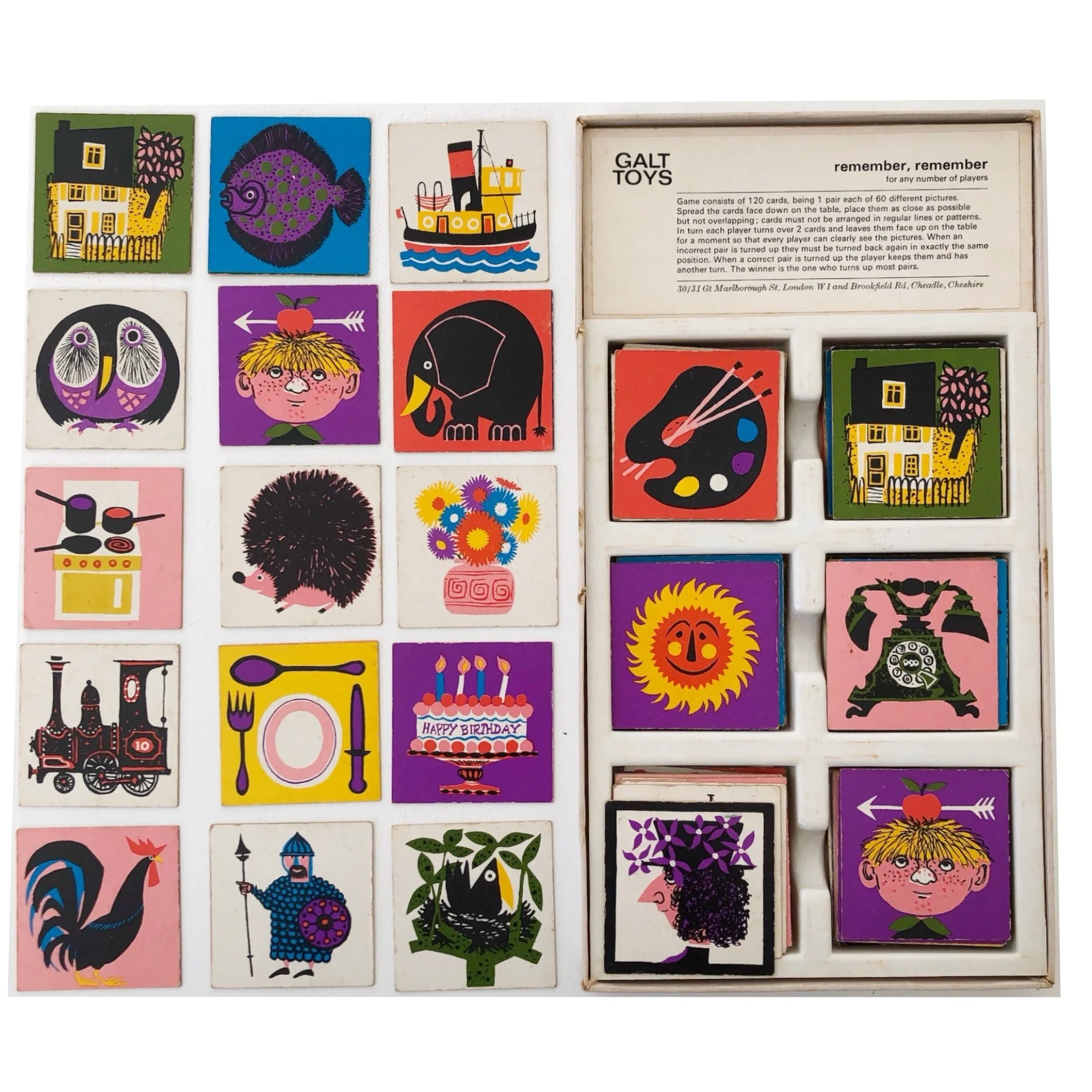 Wonderful Mid Century Galt Toys wooden puzzle dating from the 60s or ...