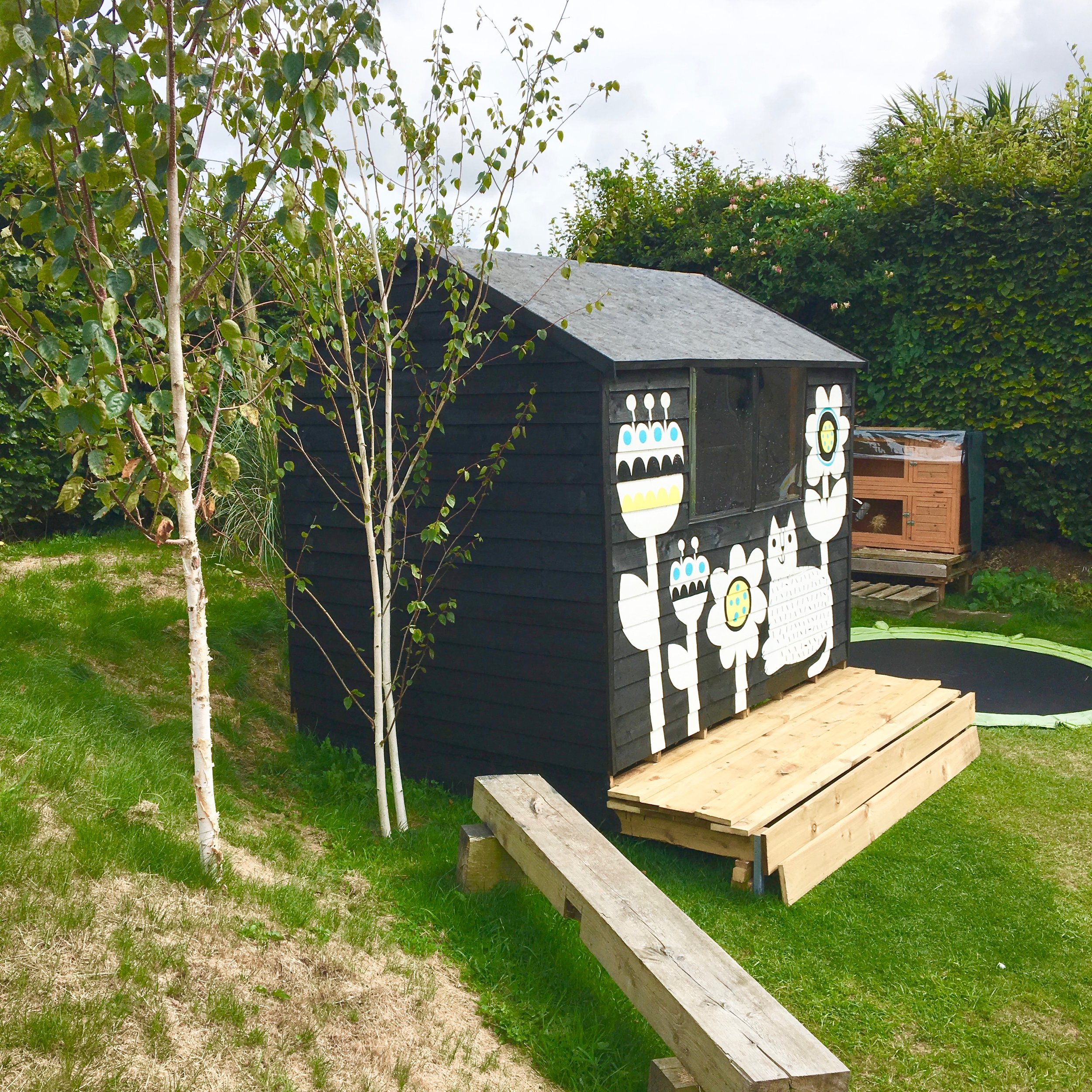 My new Scandi summer shed / Illustrator's Den - Jane Foster • Jane Foster