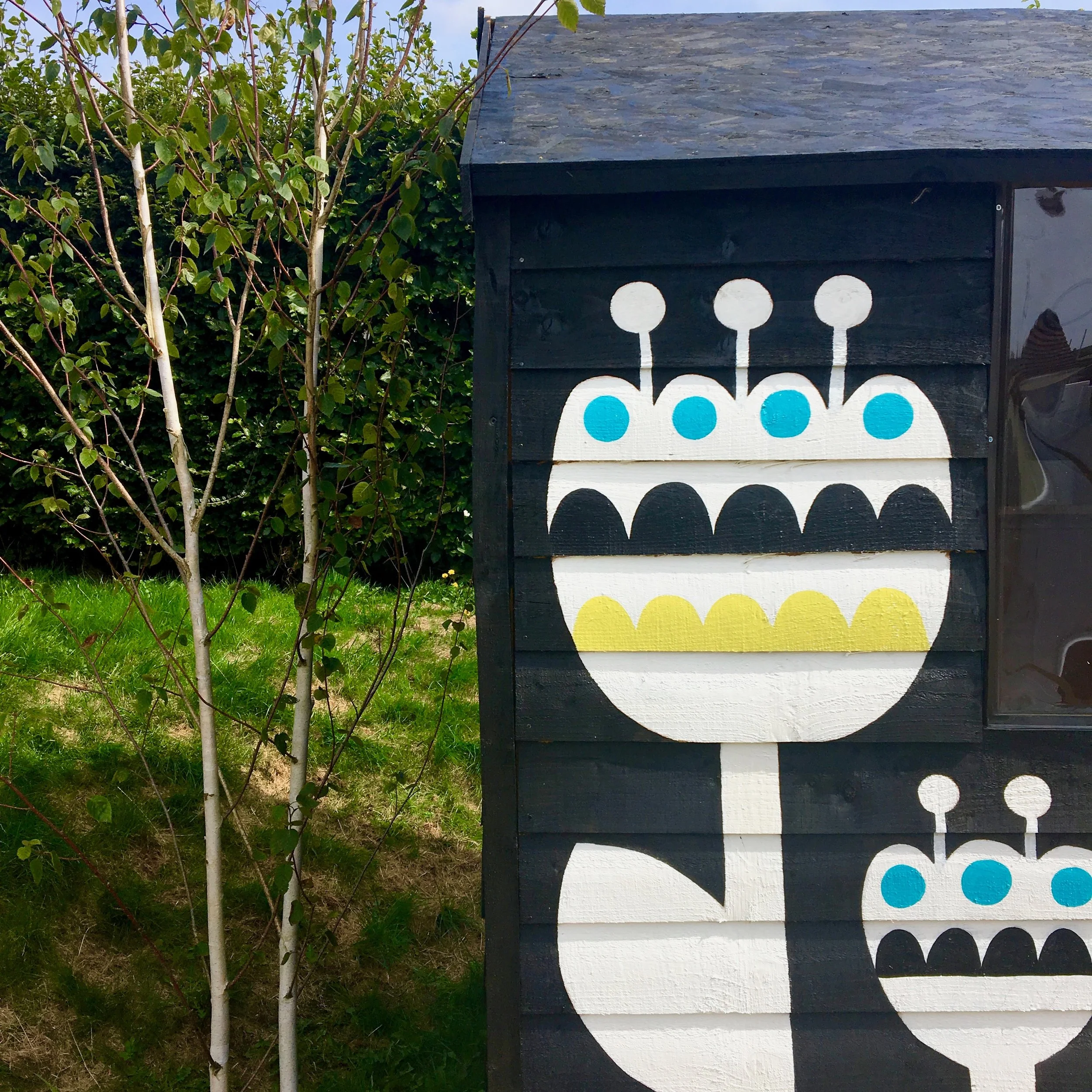 My new Scandi summer shed / Illustrator's Den - Jane Foster • Jane Foster