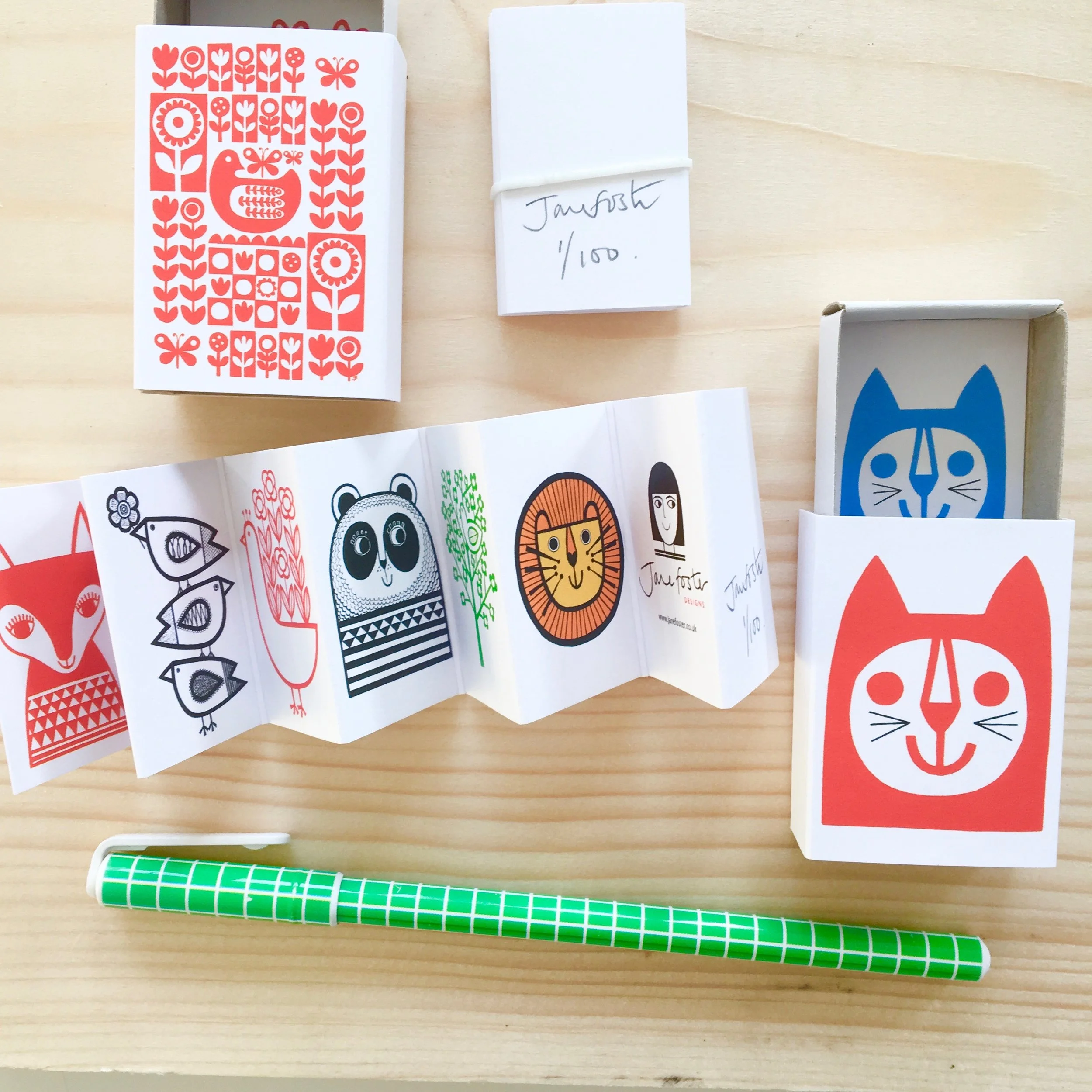 Miniature Matchbox Books by Jane Foster • Jane Foster