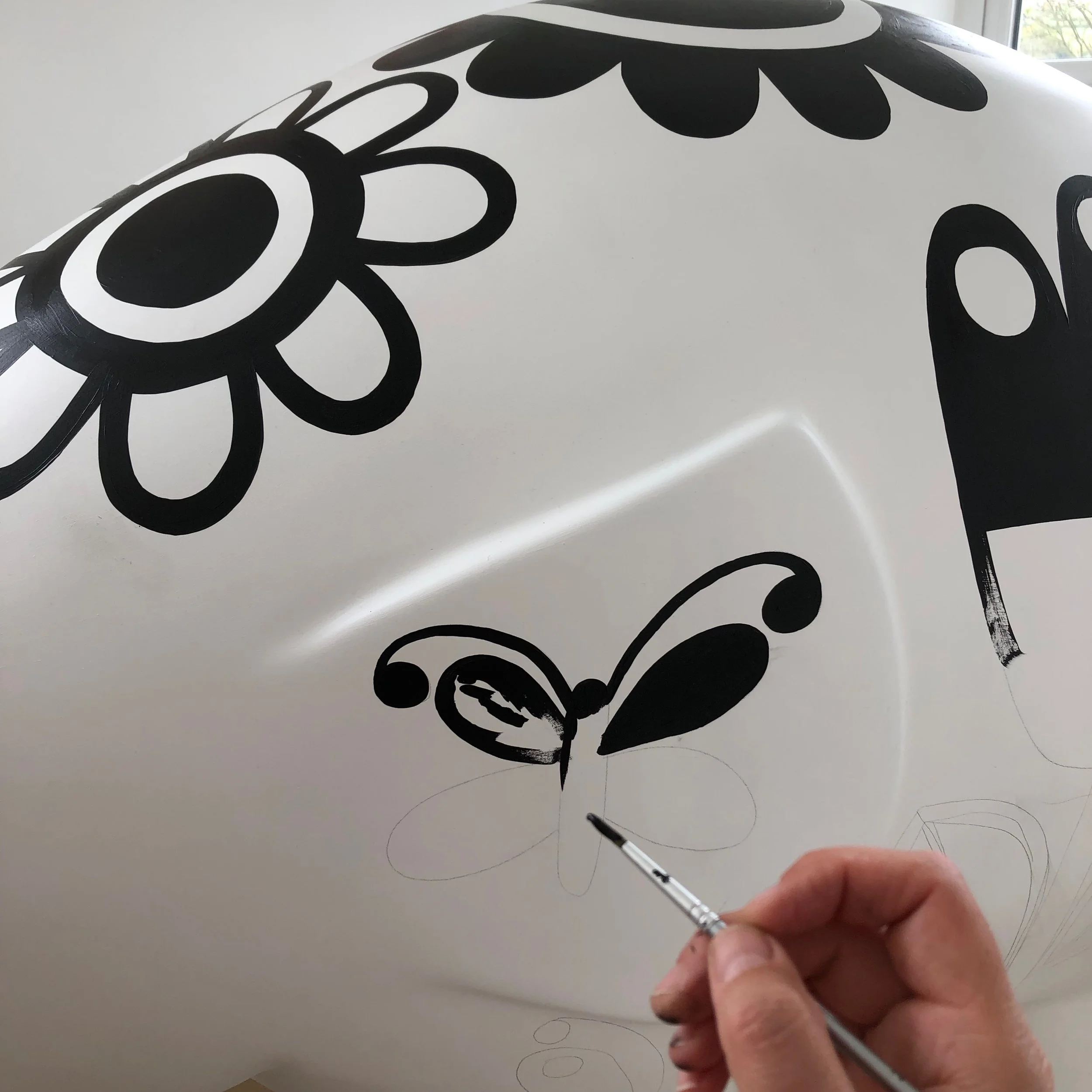 My 'Elmer in the flowers' • Jane Foster