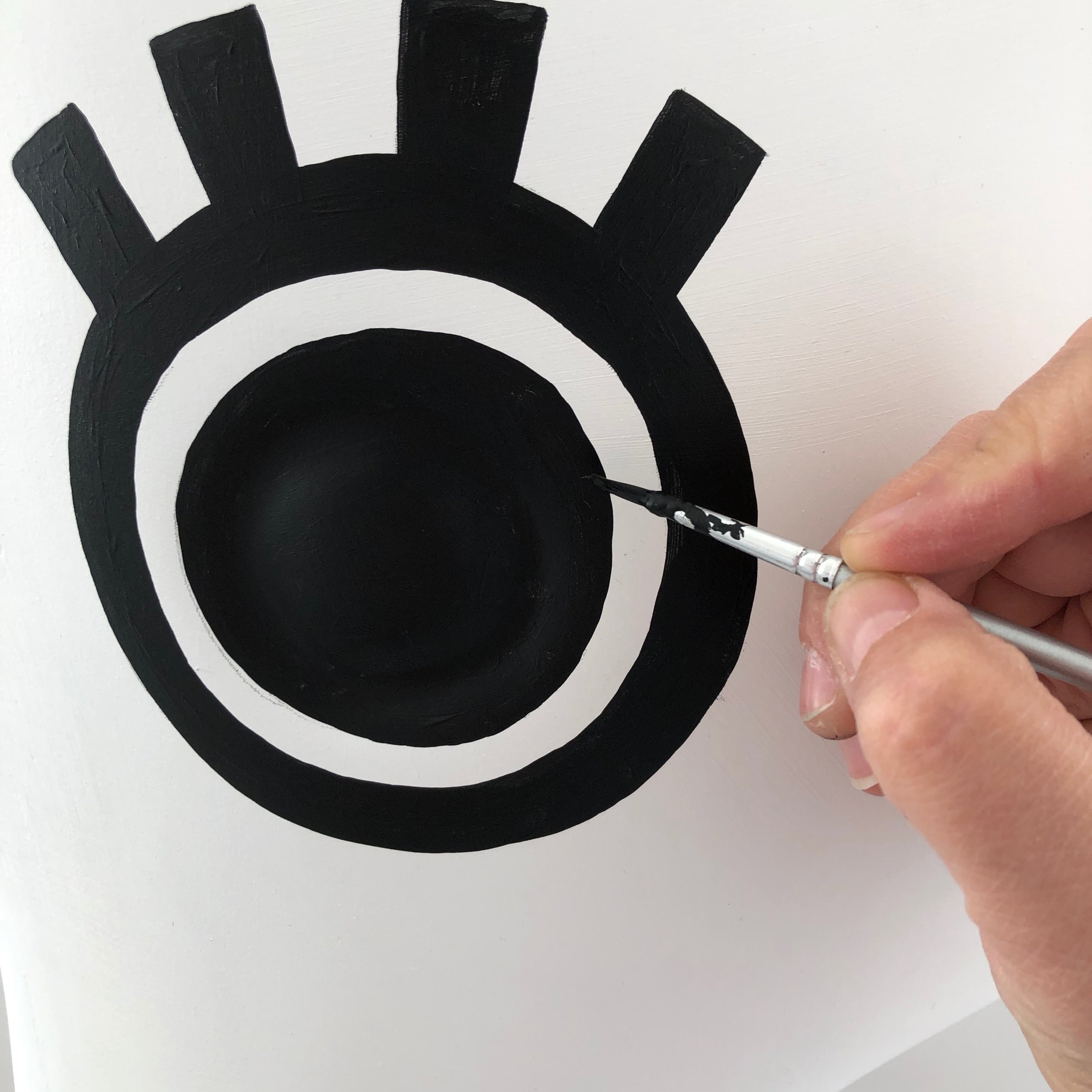 My 'Elmer in the flowers' • Jane Foster