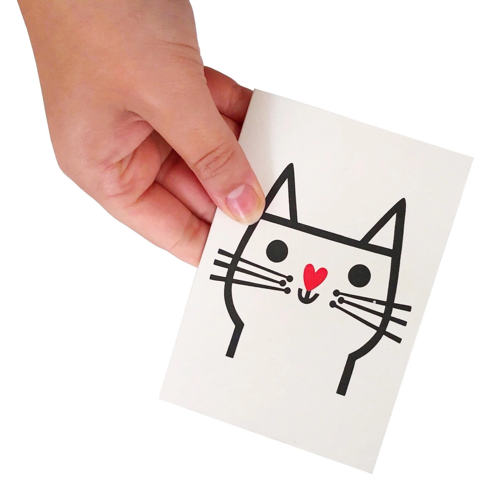 Reading to cat - (larger size) designed by UK illustrator Jane Foster ...
