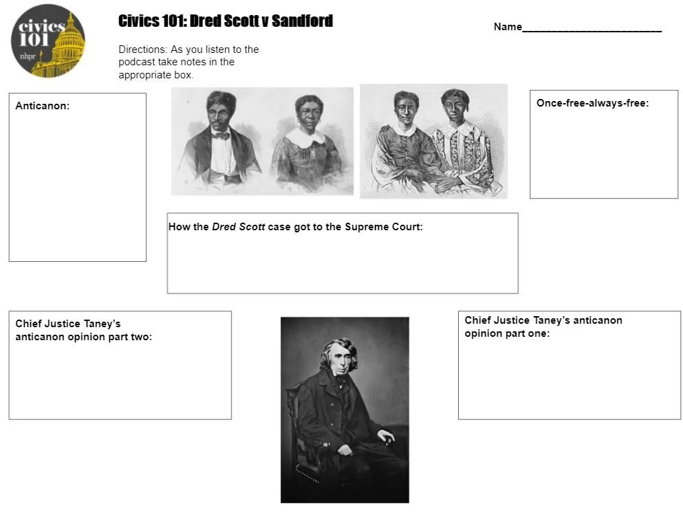 Worksheets — Civics 101: A Podcast