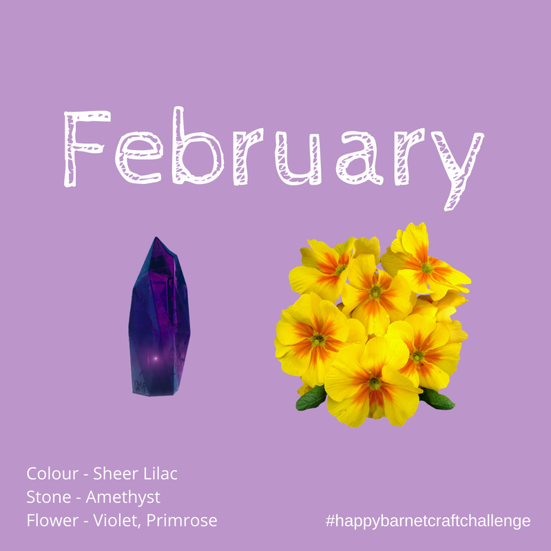 Challenge ideas: Use your birth month colour, flower or stone as ...