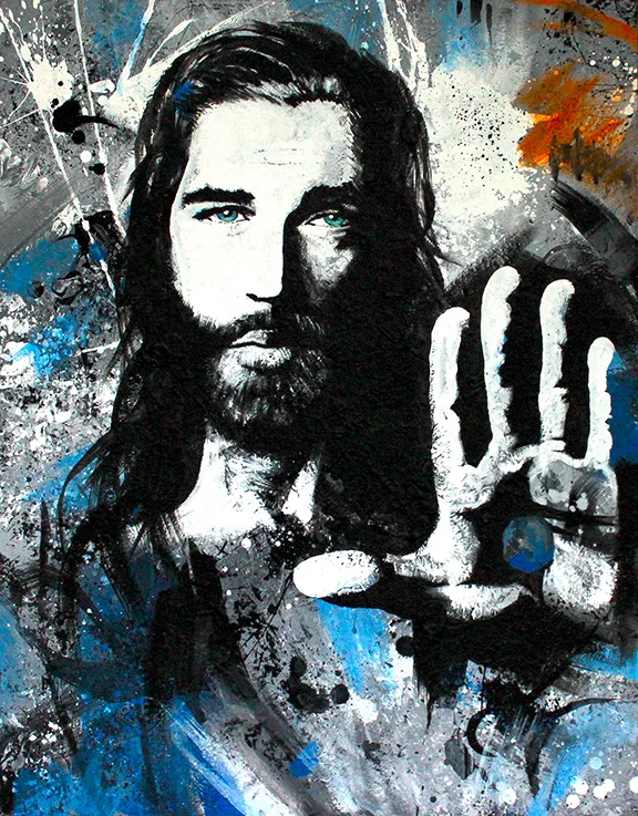 Do you ever HIGH FIVE Jesus? - Painted Christ