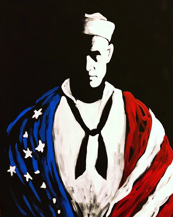 Protector of Freedom - Navy Painting - Painted Christ