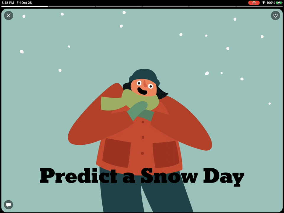 Snow Day Animated Gif