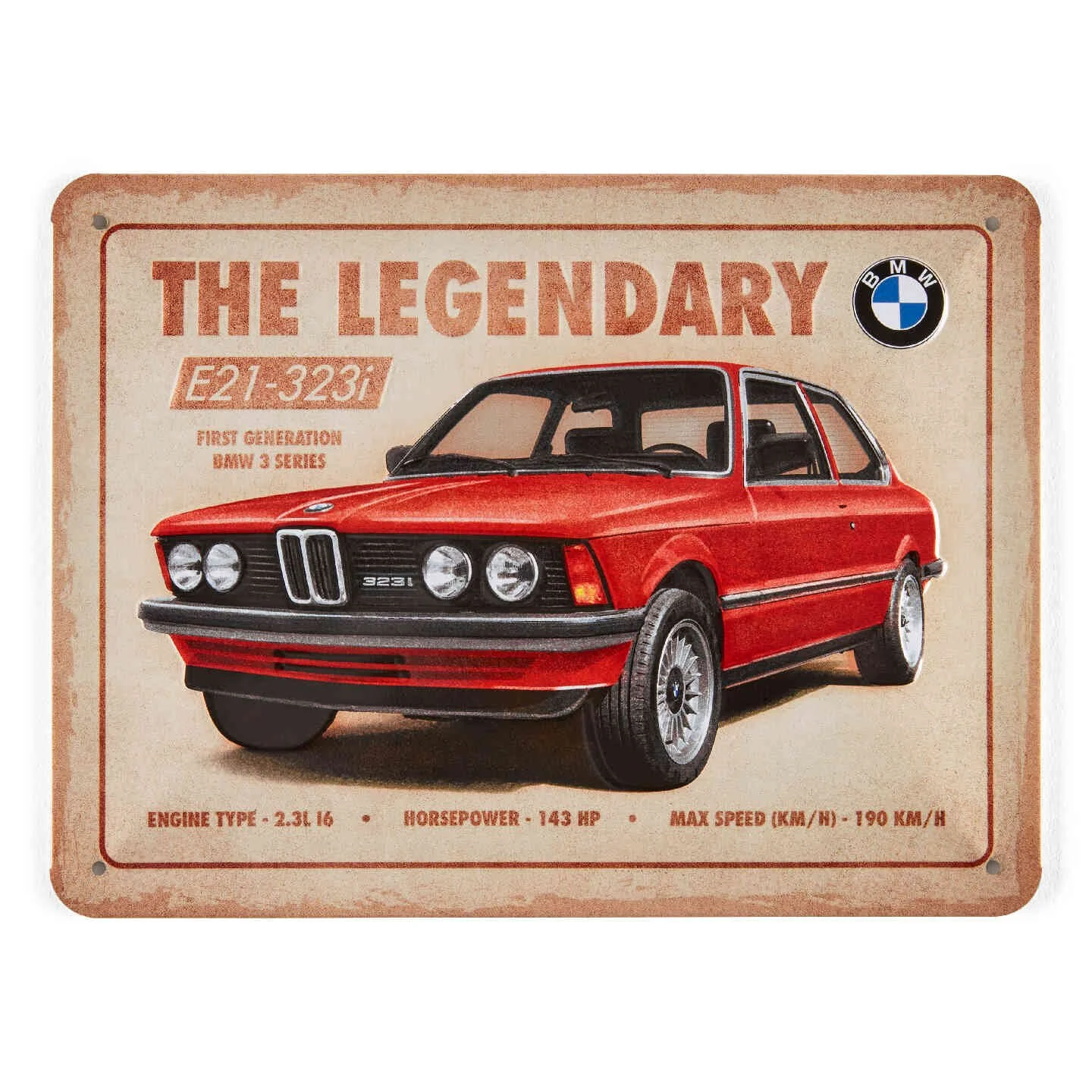 Genuine BMW E30 M3 Metal Sign