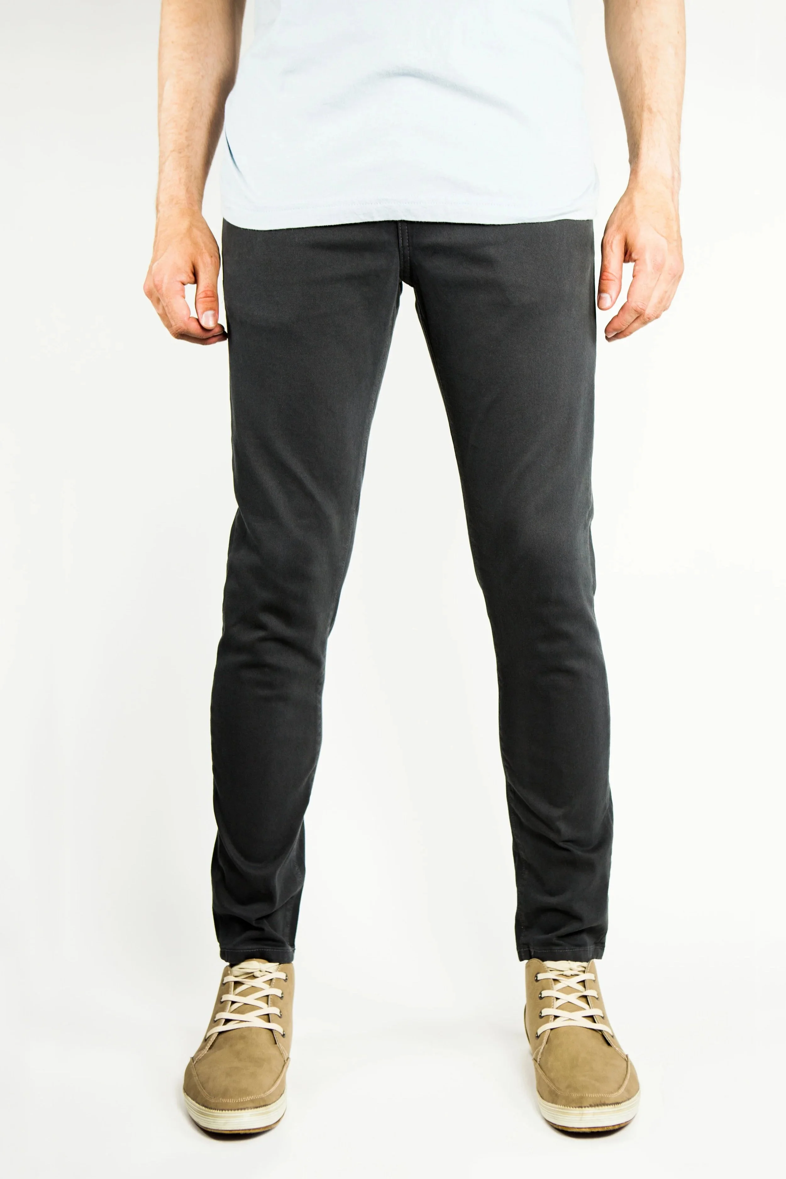 Skinny Chino Pants – Stretch Cotton Slim Fit Chinos for Everyday Wear ...
