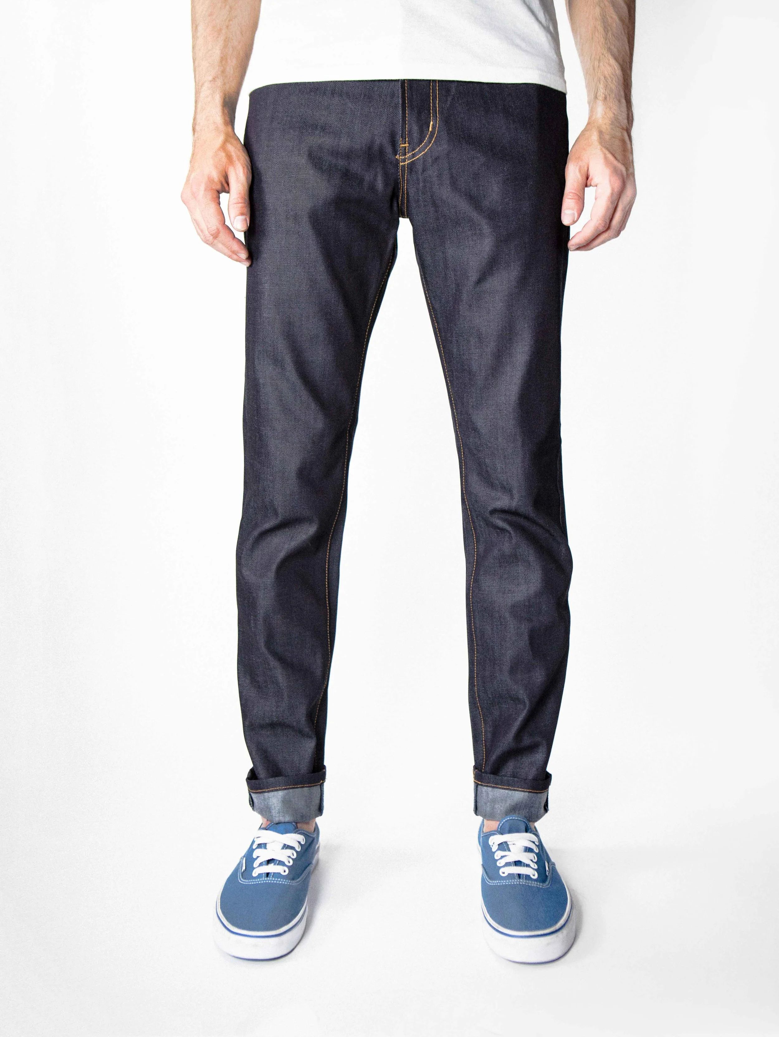 Slim Straight Denim Jeans | Neo Blue