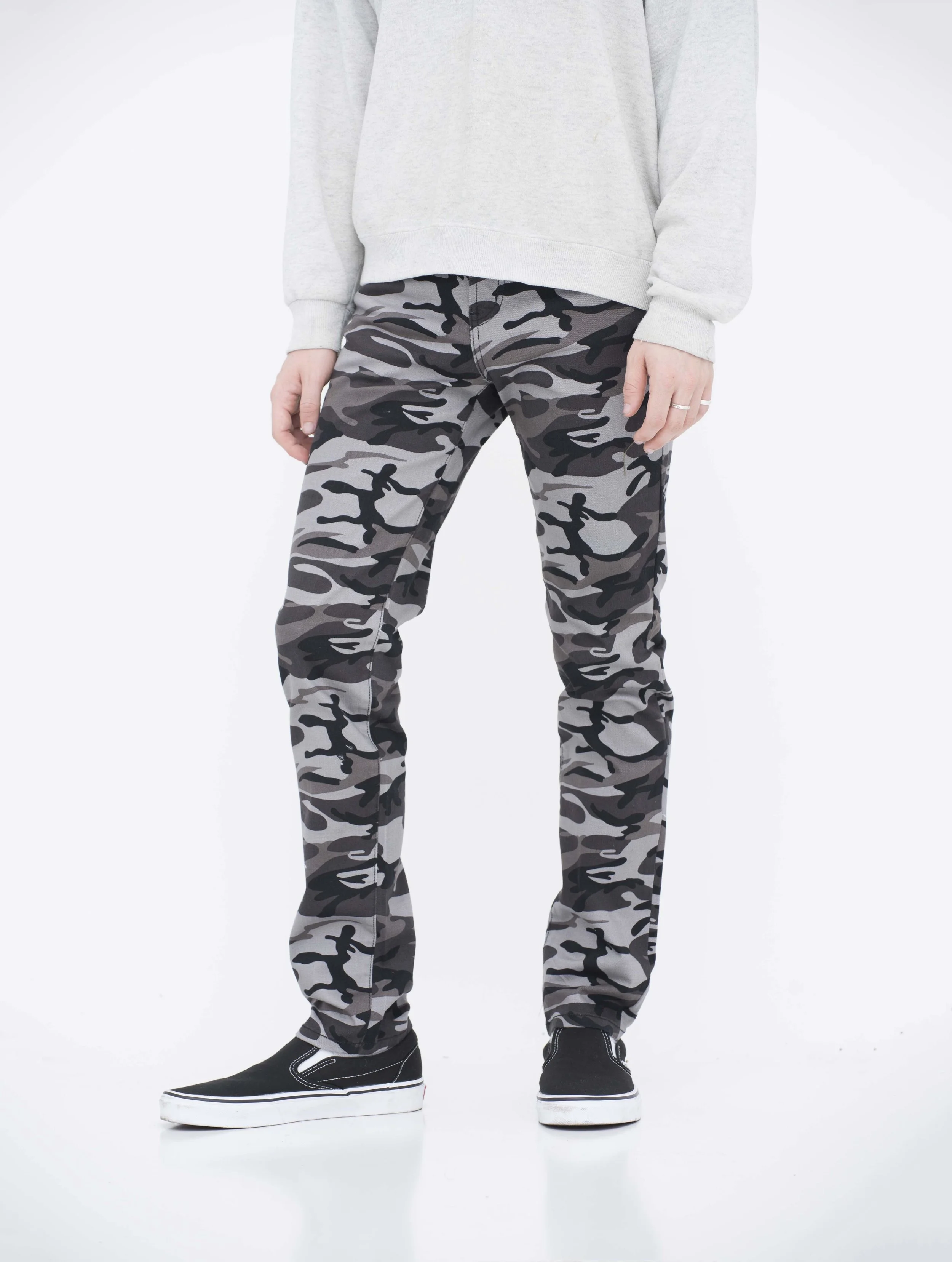 Camo Black (Skinny) — Neo Blue