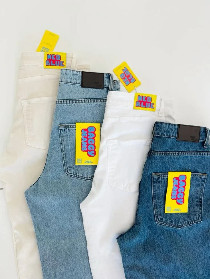 SOCIAL | Neo Blue Jeans – Made-in-USA Baggy Denim