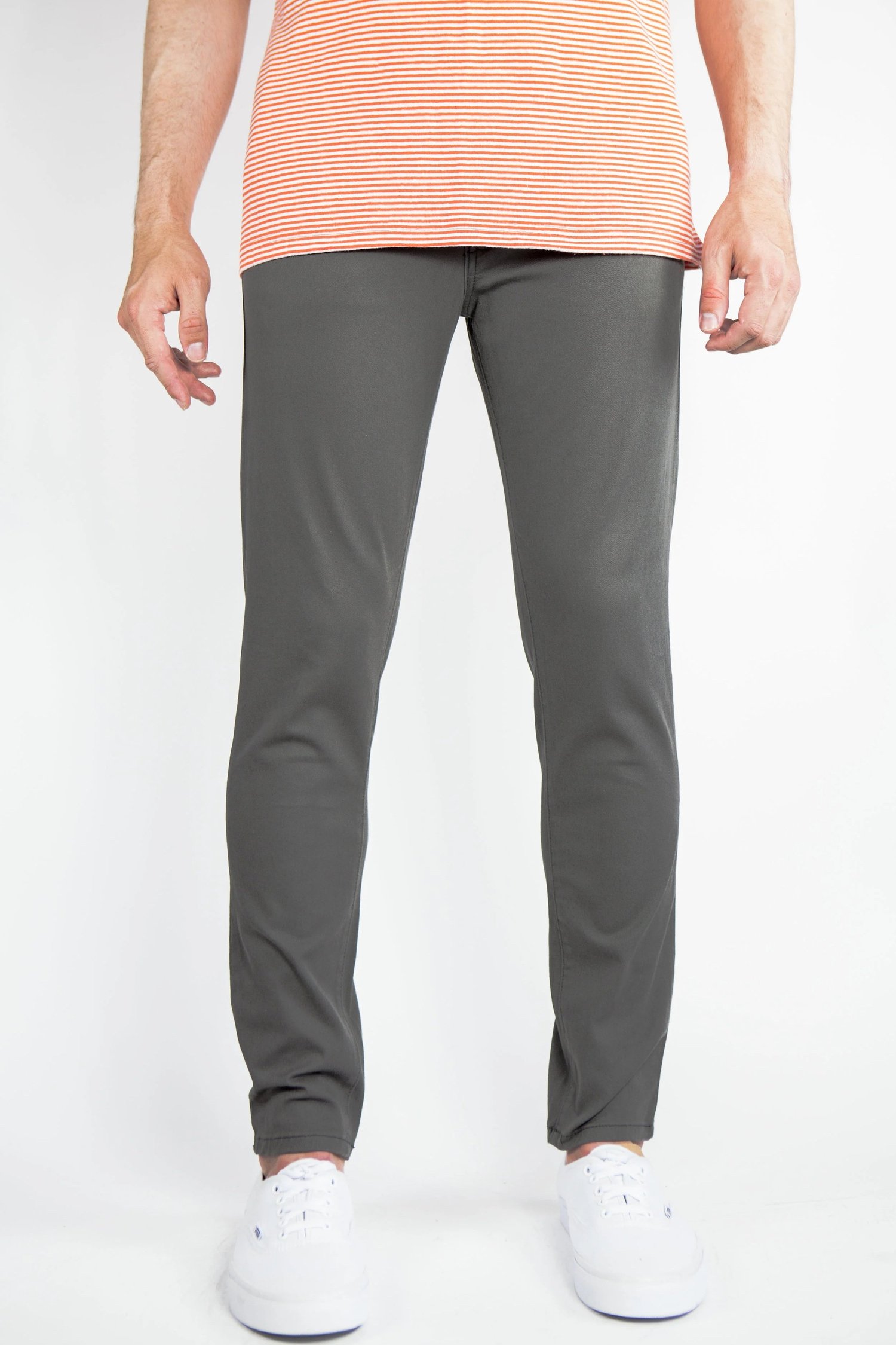 Skinny Chino Pants – Stretch Cotton Slim Fit Chinos for Everyday Wear ...