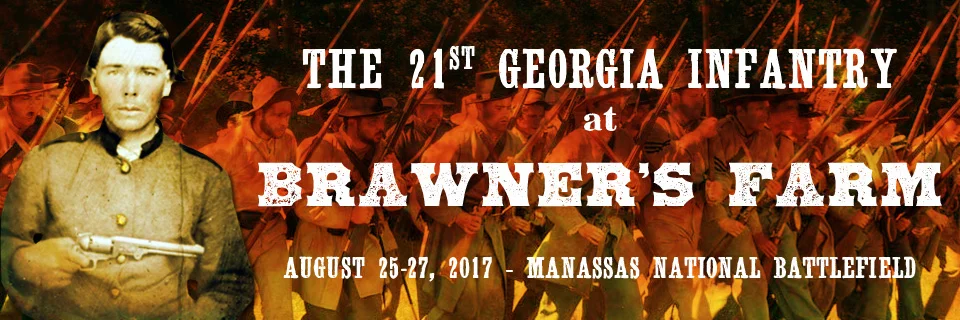 21st Georgia at Brawner's Farm, Second Manassas — The Liberty Rifles