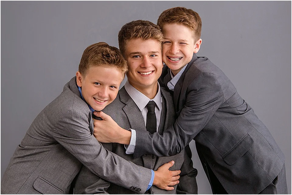 Oh Boy! Great Family Portraits with your Fellas — Studio B Portraits