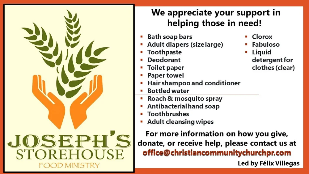 Joseph's Storehouse — Christian Community Church
