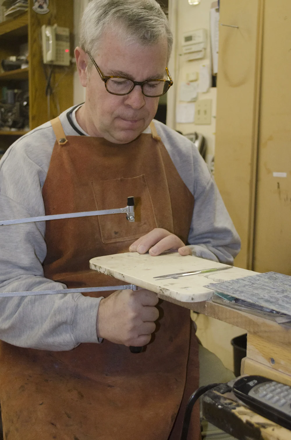 Master Inlay Artist Harvey Leach Inlays Logo for Luthiers for a Cause ...