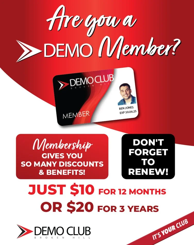Become a Demo Club Member — Demo Club