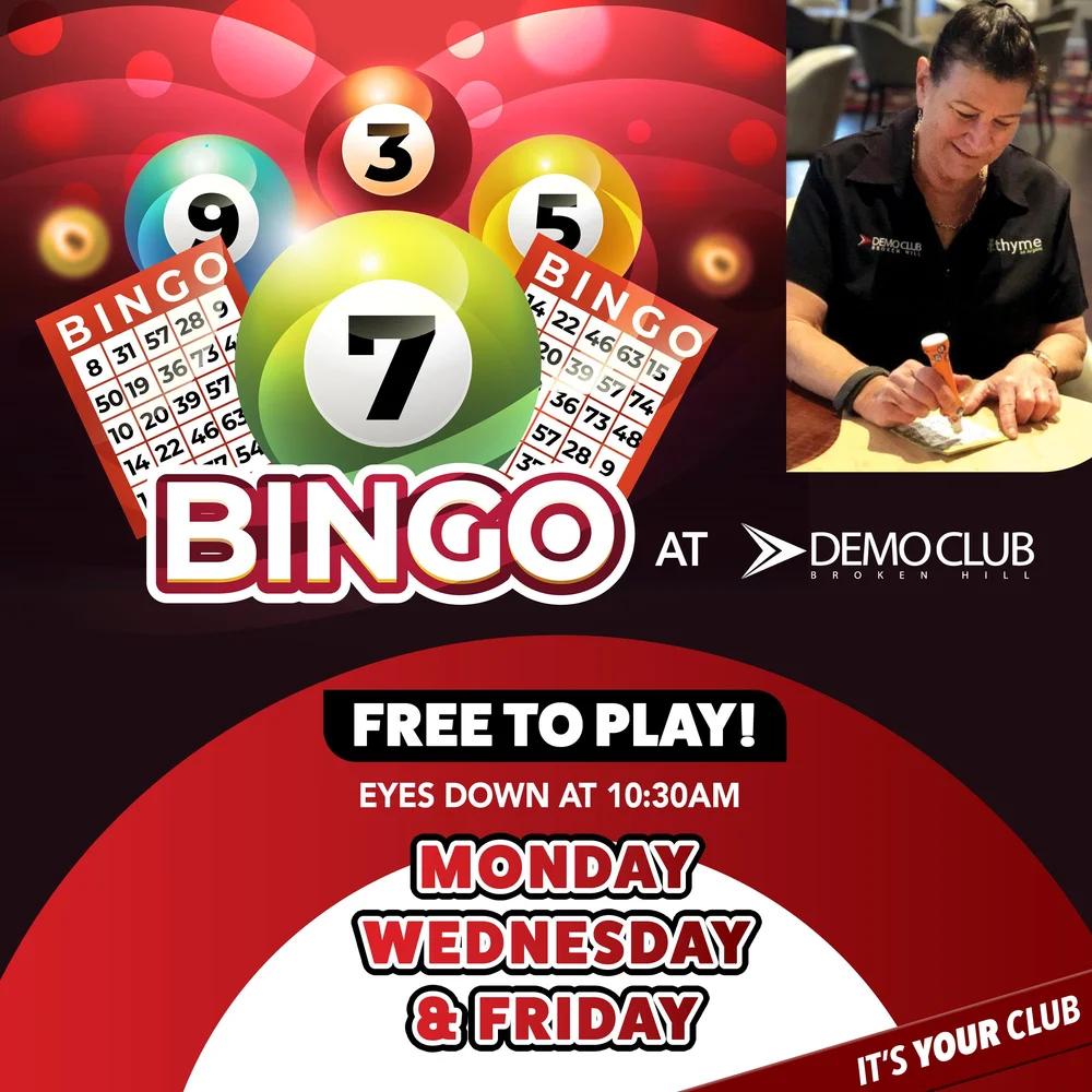 WEEKLY EVENTS — Demo Club