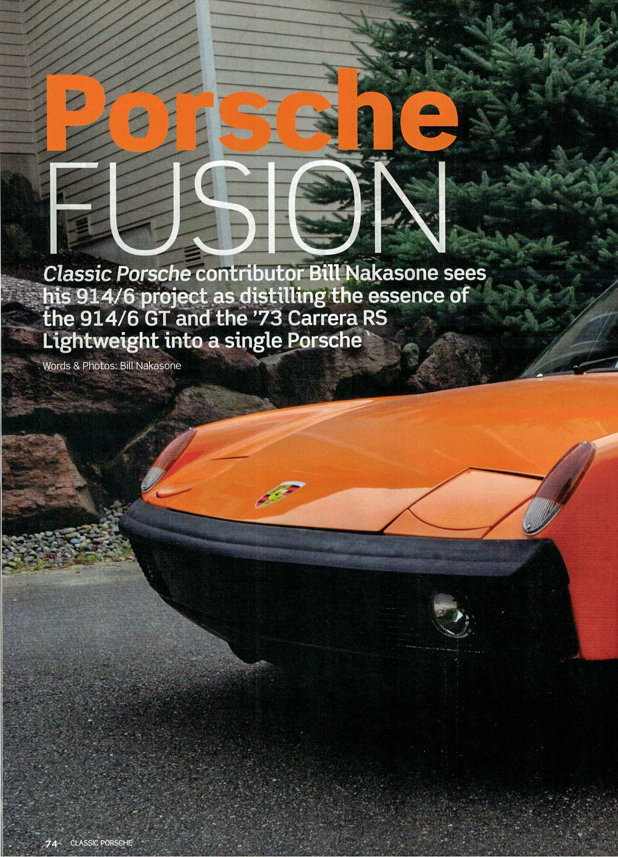 1973 Porsche 914-6 GT Tribute — Northwest European