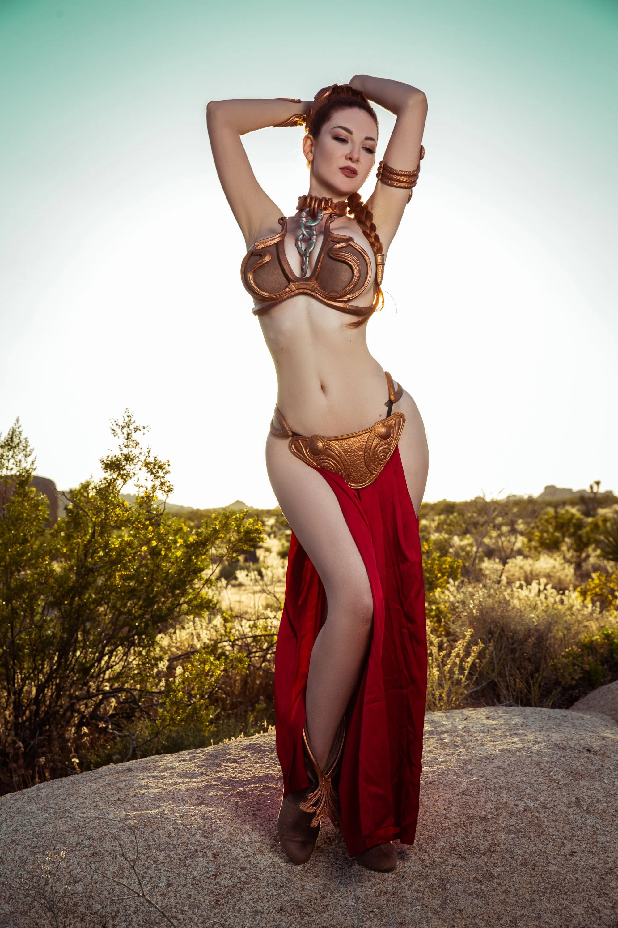 Slave Leia Cosplay Digital Photo Set — Ashlynne Dae