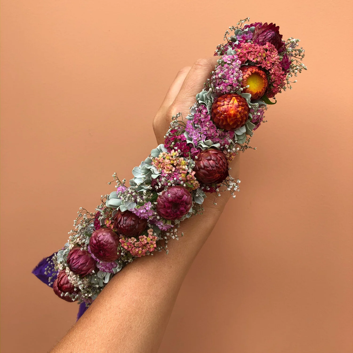 Maui Made Lei Po'o (flower crown) — Waiakoa Wildflowers