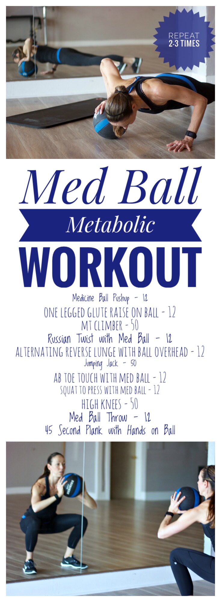 Medicine Ball Metabolic Workout — cardio coffee and kale