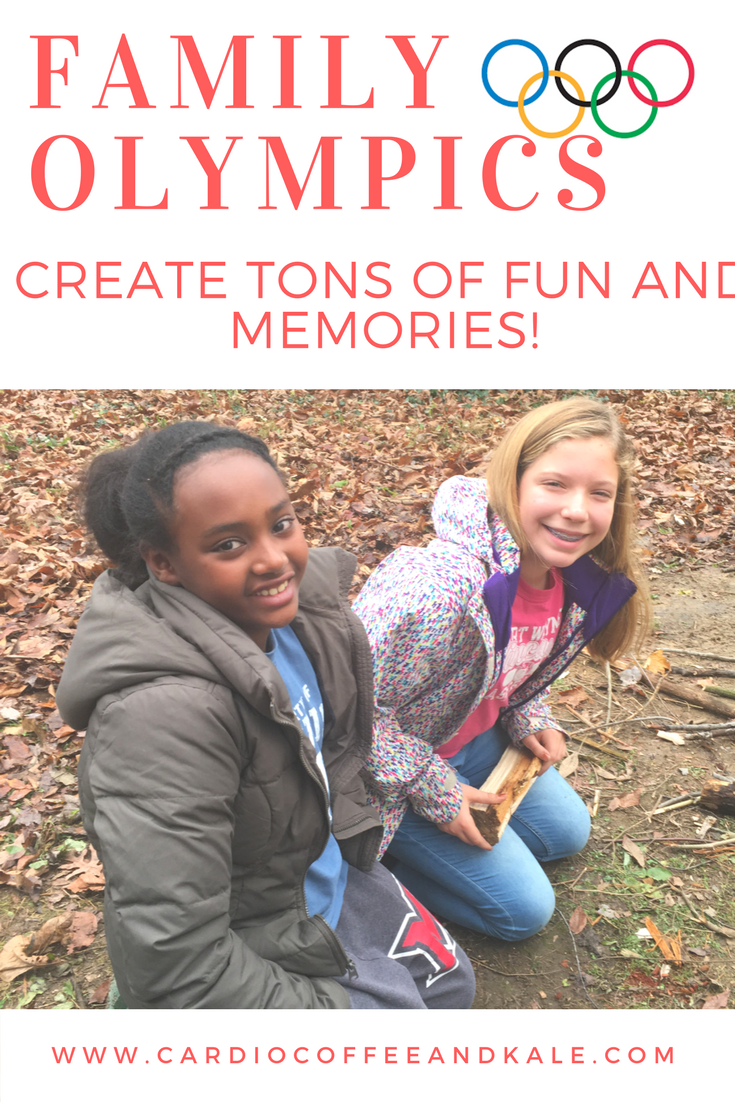 Family Olympics FUN! — cardio coffee and kale