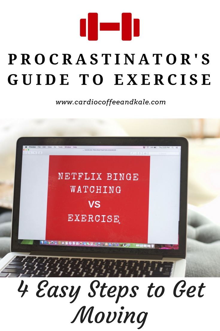 Procrastinator's Guide to Exercising — cardio coffee and kale