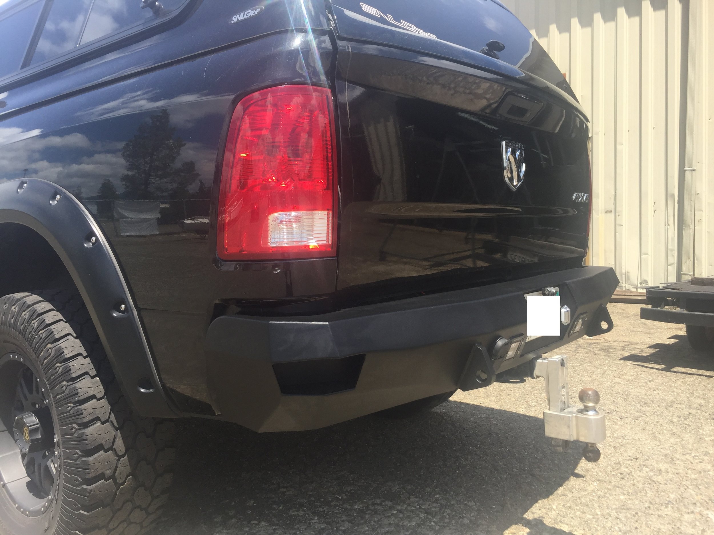 Dodge/Ram/2500/3500/2010-2016/Rear — Winch Ready Bumpers