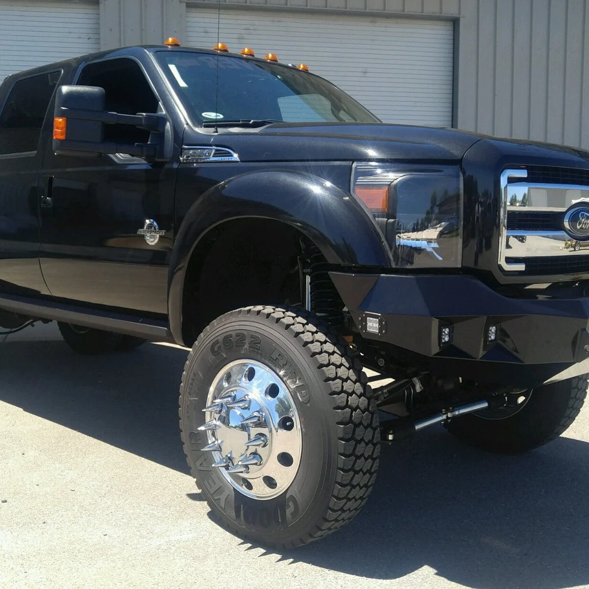 Ford/F-450/F-550/2011-2016/Front — Winch Ready Bumpers
