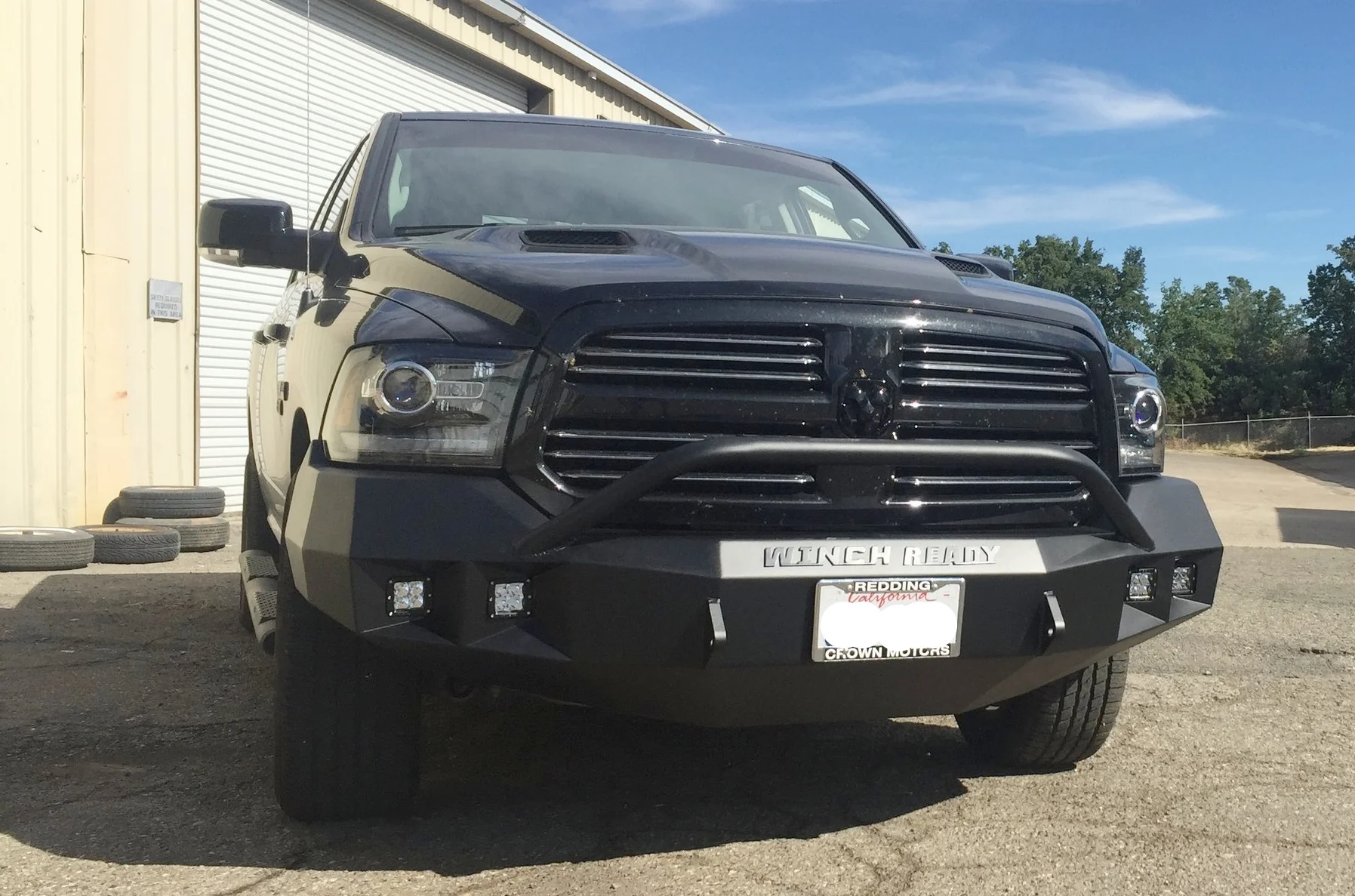 Dodge Ram 1500 — Winch Ready Bumpers