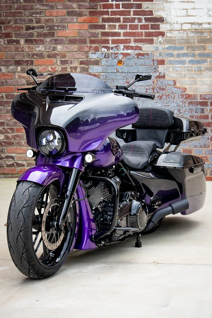 Purple Harley Davidson