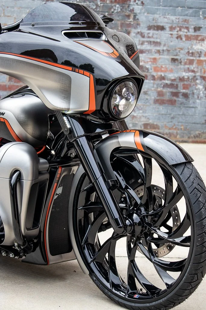 RICO'S LAID OUT 26" WHEEL BIG STEREO BAD ASS STREET GLIDE BAGGER ...