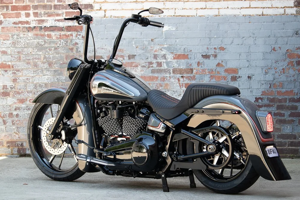 ALYSSA'S BAD ASS SOFTAIL DELUXE HOT ROD M8 SOFTAIL — SOUTHEAST CUSTOM ...